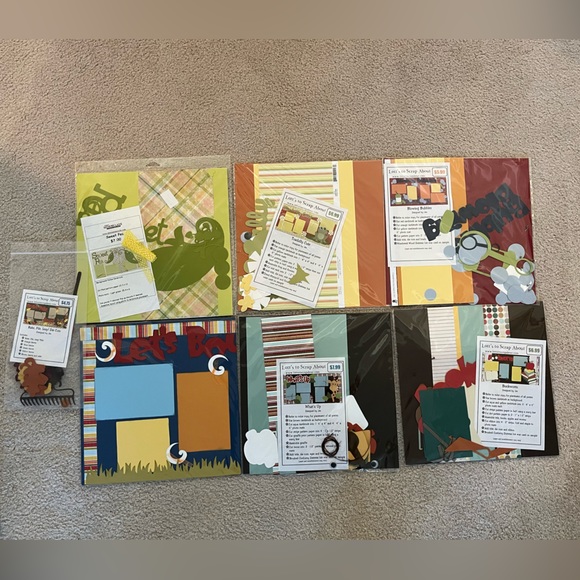 Office | 12x12 Predesigned And Packaged Kid Themed Scrapbook Kits ...